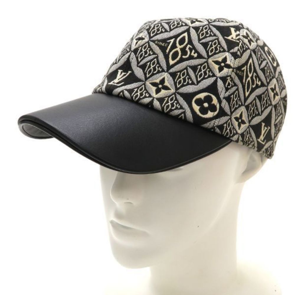 Louis Vuitton Leather Baseball Cap Black - Gem